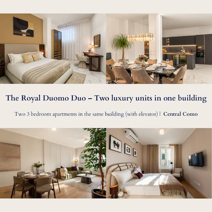 The Duomo Duo - Two Luxury Units In One Building - Como