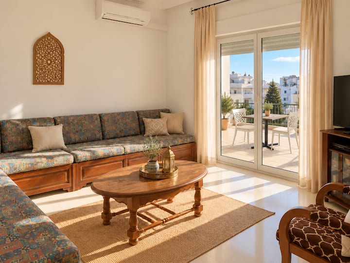 Appartement Lumineux Avec Balcons Et Vue Mer - Sousse