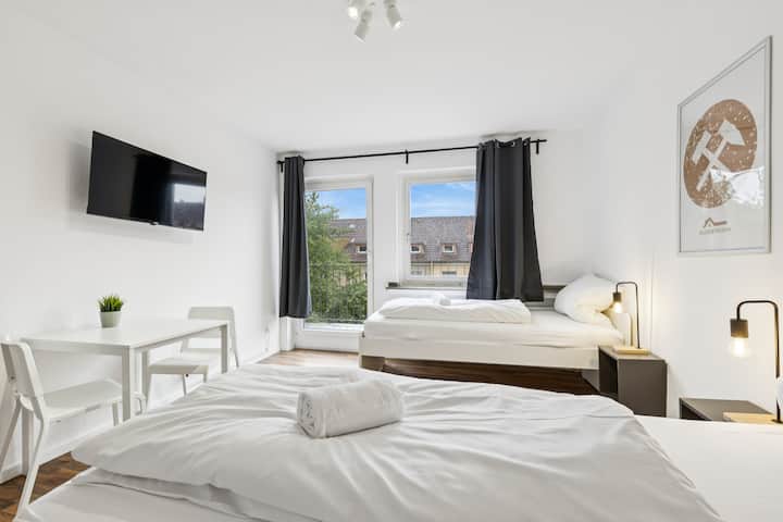 Apartment Herne 6 Betten 2 Balkone Stellplatz - Herne