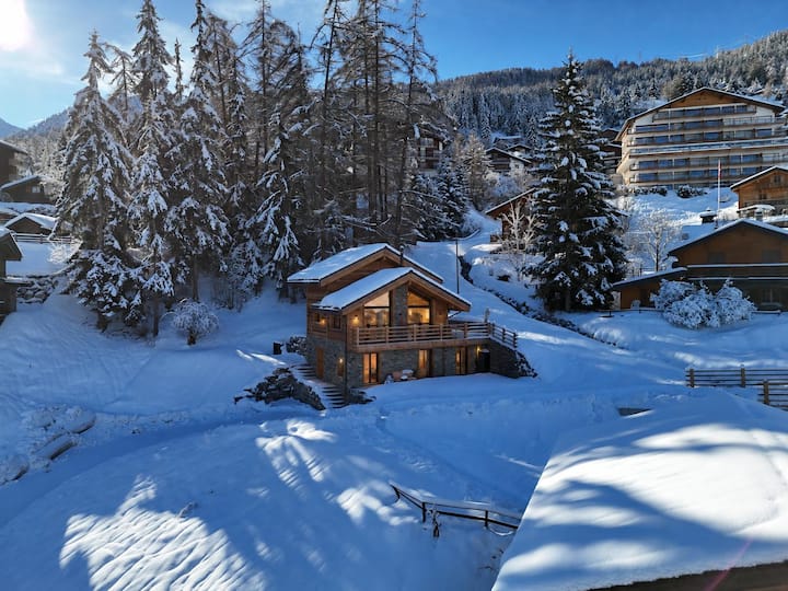 Chalet Kamelia  Panoramic Alpine Views - ヴェルビエ