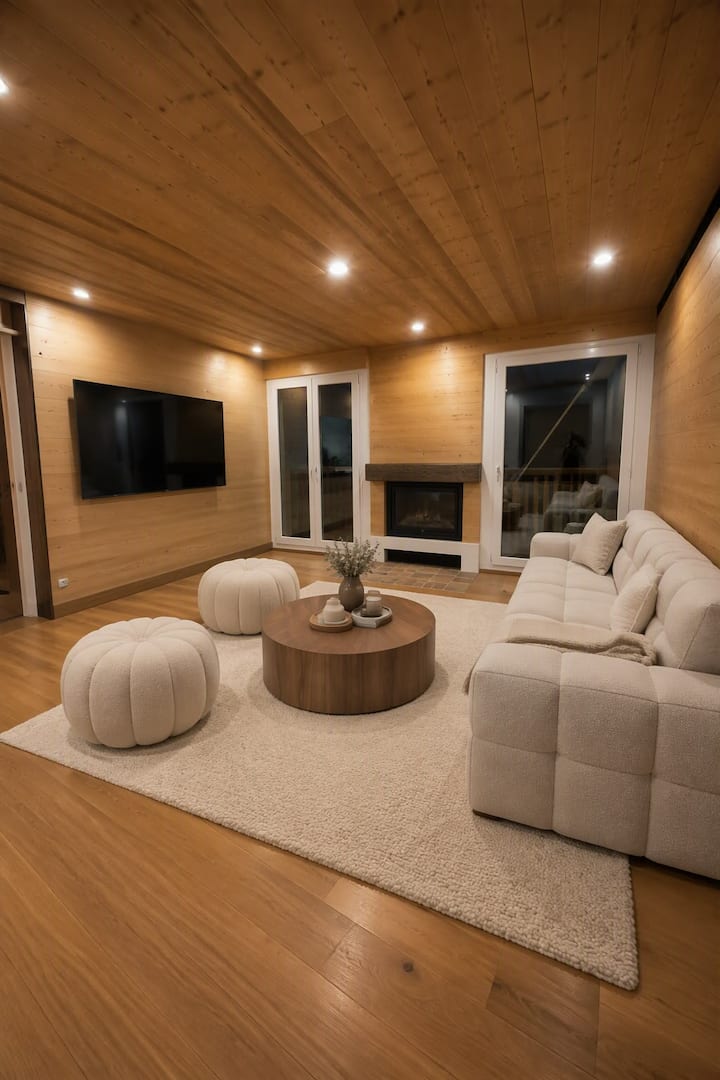 Beautiful Apartment With Outdoor Swimming Pool - Megève