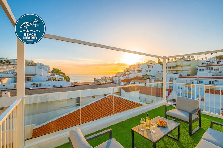 Apartment W/ Terrace And Sea View In Carvoeiro - Carvoeiro