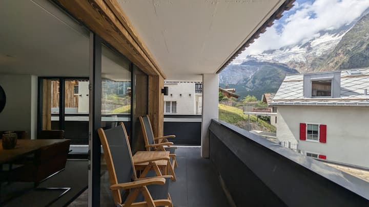 Exclusive Apartment | Private Sauna & Glacier View - Saas-Fee