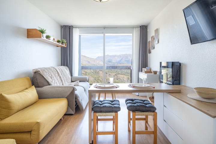 Le Perchoir Du Bonheur - Balcon Avec Vue Montagne - Albiez-Montrond