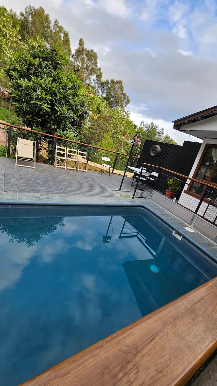 Cabañas Agustina | Alojamiento, Piscina, Tinaja - Olmué