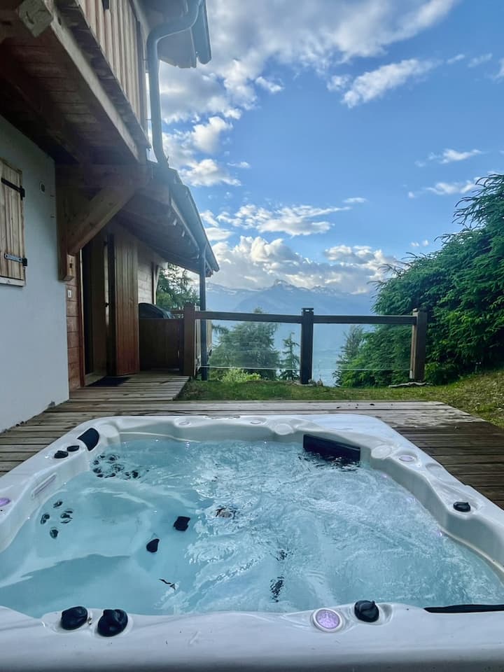 Ski-out Chalet, Hot Tub & 5 En-suite Rooms, Nendaz - Verbier