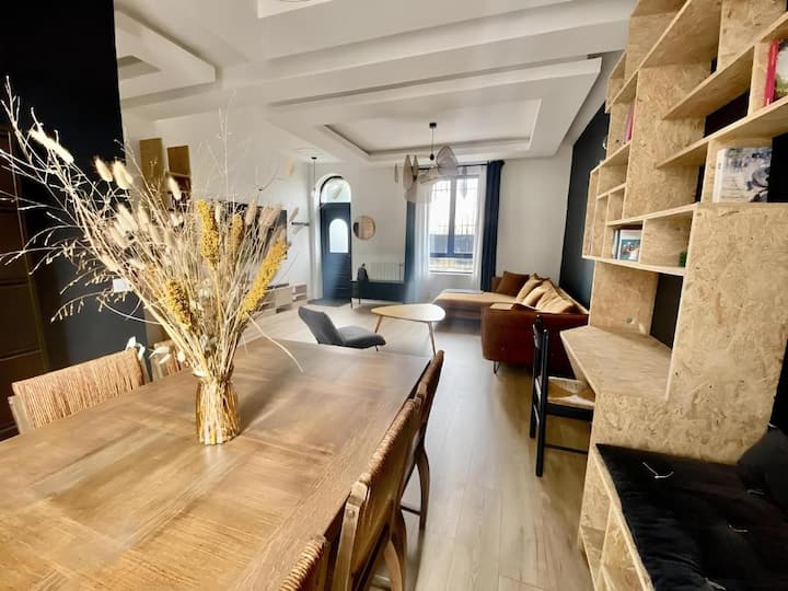 Grande Maison Spacieuse 5 Chambres 10 Personnes - Rouen
