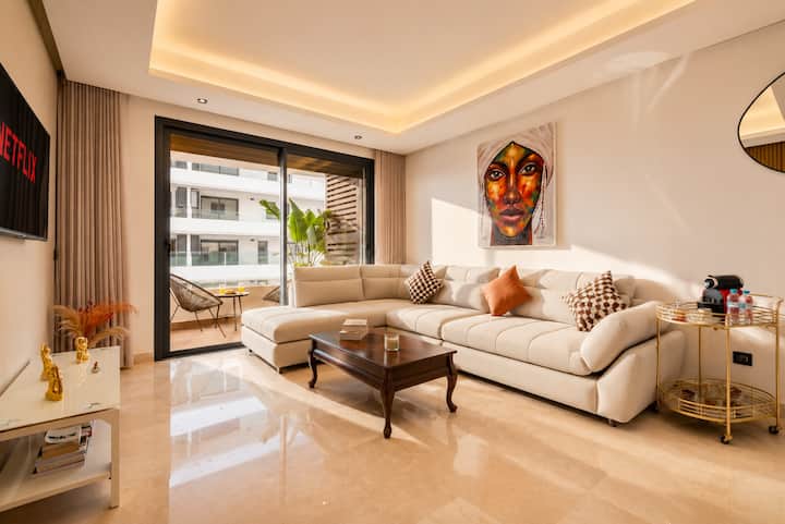 Premium 2 Chambres Cfc Piscine & Salle De Sport - Casablanca