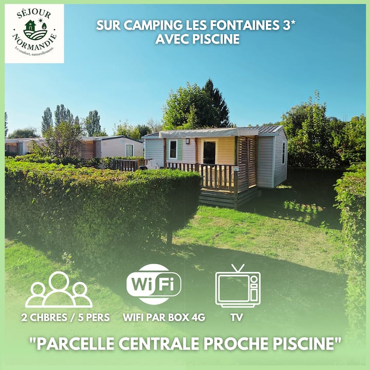 Mhome Cosy 2ch/5p Tv/wifi | Camping 3* (27) - Anet
