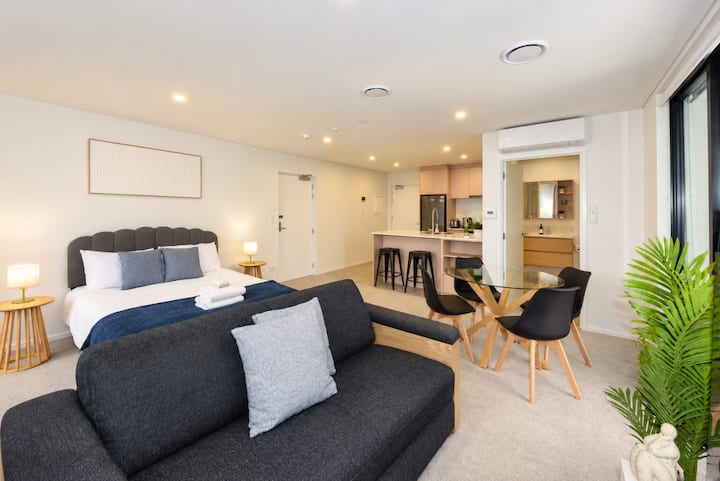 Christchurch Studio With Queen Bed & Balcony - Nuova Zelanda