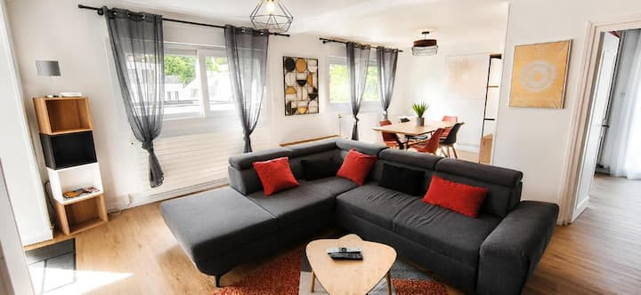 Maison Familiale Avec Jardin 6 Personnes - Rouen