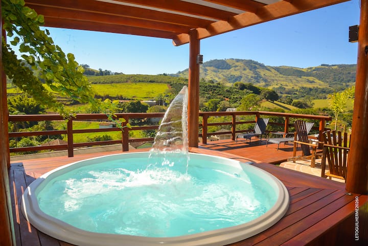Casa Com Jacuzzi E Vista Panorâmica Das Montanhas - Socorro, Brazil
