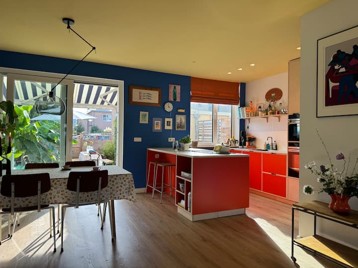 Kleurrijk En Knus Huis In Amsterdam - 荷蘭