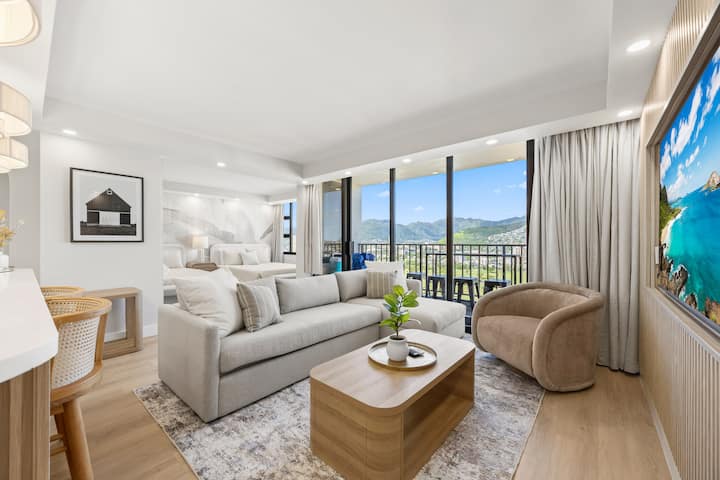 29f-stunning Mountain View-waikiki-1br-w/parking - 호놀룰루
