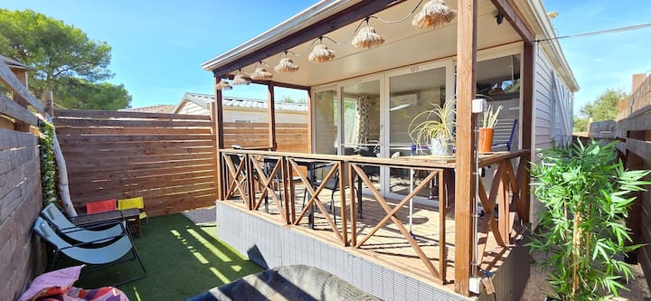 La Bulle Provençale · Bungalow + Jacuzzi Privatif - Vitrolles