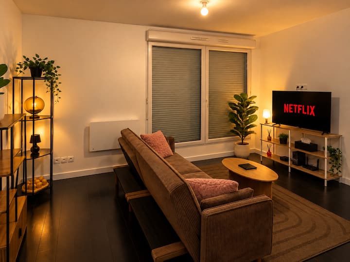 "Plaid & Netflix" Cosy · Wifi · 10min De Paris - Argenteuil