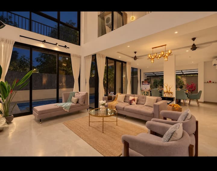 5bhk Aymora By The Rentalgram | Luxury Pool Villa - India