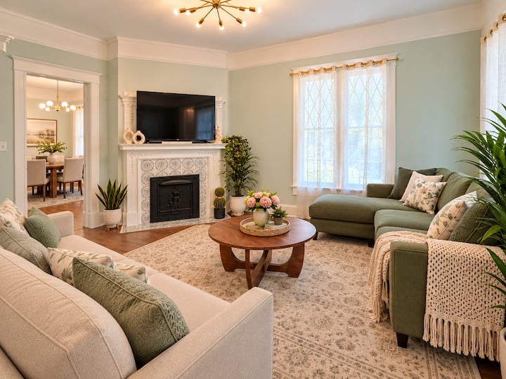 Midtown Sage | Stylish 5br Savannah Retreat - Savannah