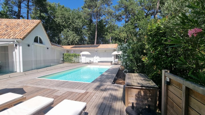 Chalet Scandinave (N°13) à 900m à Pied Du Lac - Landes