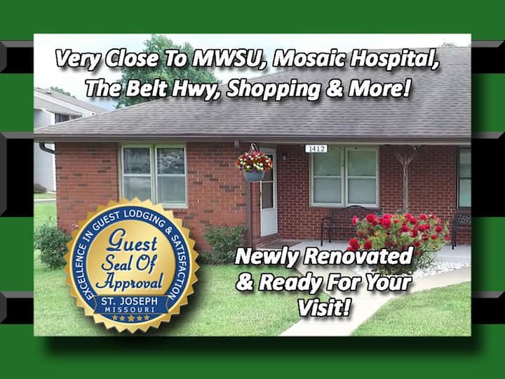 Quiet & Private - 2-bedroom With Lots Of Features - Saint Joseph, MO
