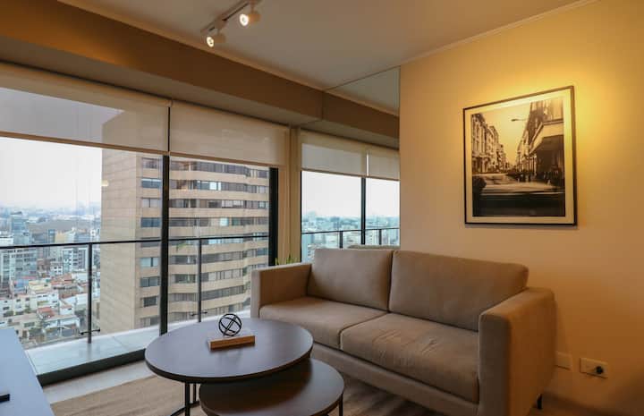 W* | Luminous 1br W/ Balcony In Miraflores - Peru