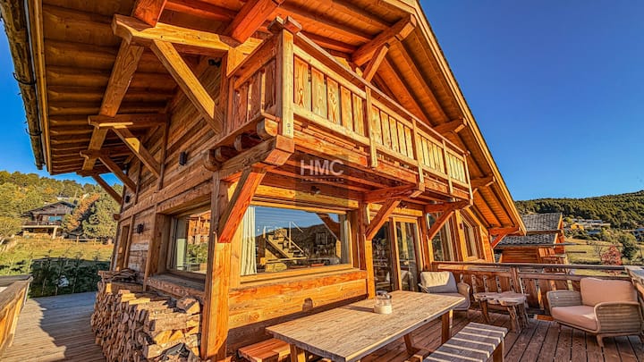 Chic Chalet, éLégance, Vue Et Jacuzzi - Font-Romeu-Odeillo-Via