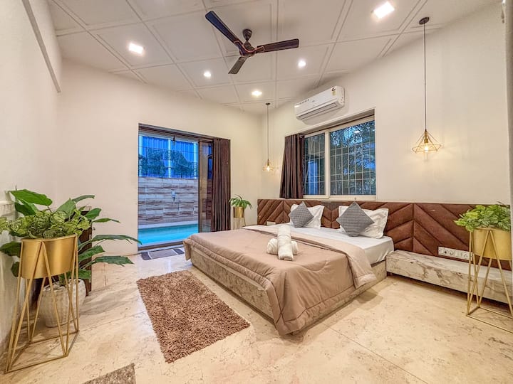 Naira 3bhk Villa With Private Pool Lonavala - Lonavla