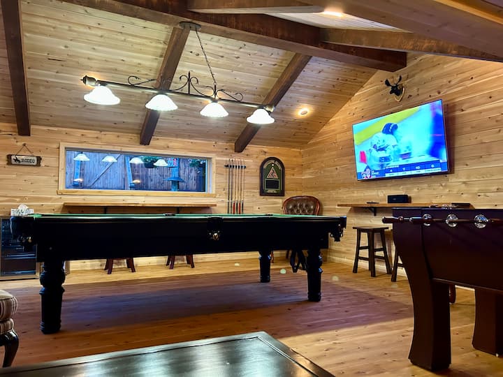 Le Refuge ! Piscine, Spa, Foyer, Billard Et Lac. - Magog