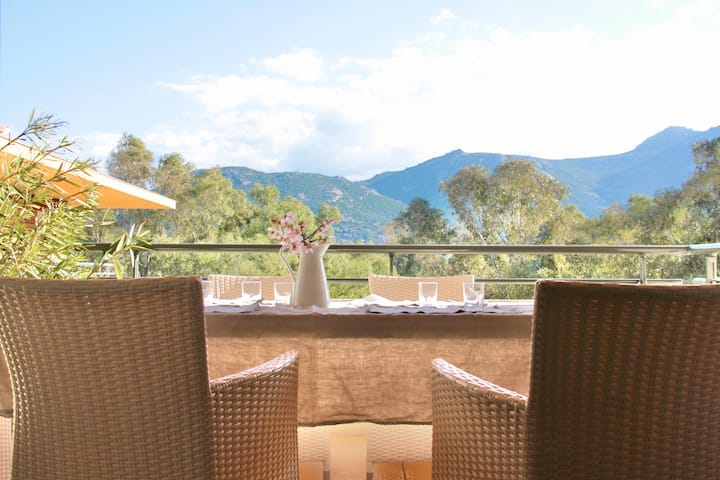 Beau Duplex, 3 Chambres, 90 M² Avec 2 Terrasses - Calvi