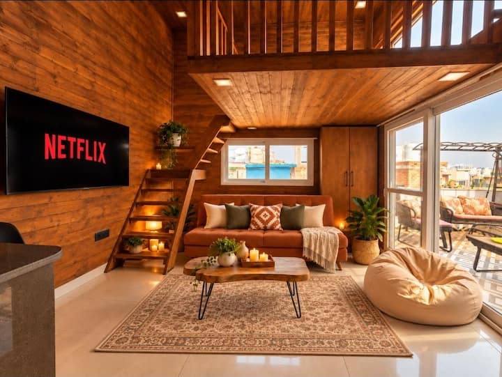 Romantic Loft With Private Jacuzzi And Rooftop - Delhi