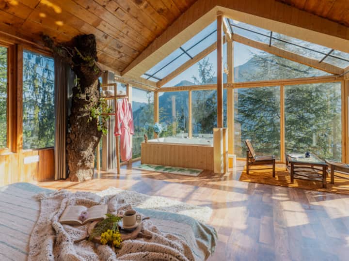 Pearl Haven | Jacuzzi Treehouse - Jibhi