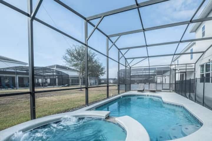 S3910 | Near Disney Home W/ Pool & Games - Kissimmee, FL