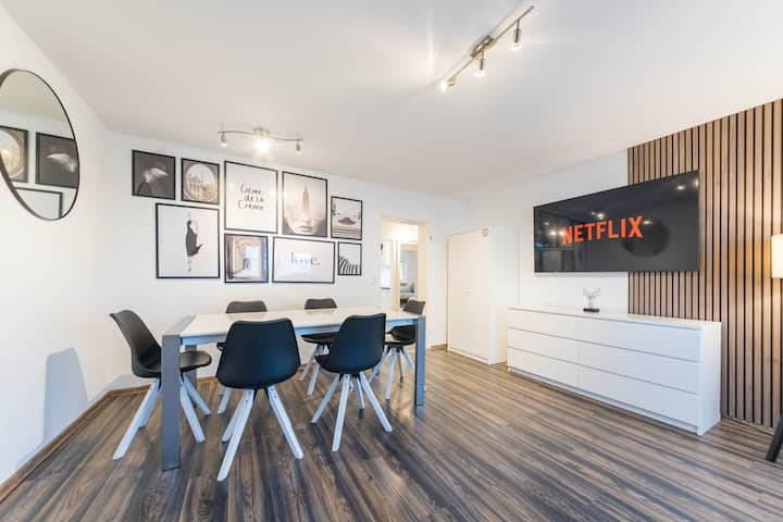 Luxuryflat*3rooms*6pers*own-kitchen&bathroom - Heilbronn