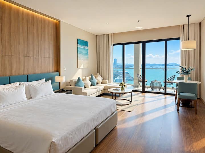 Luxury Bay View | Spacious Balcony & Bathtub - China