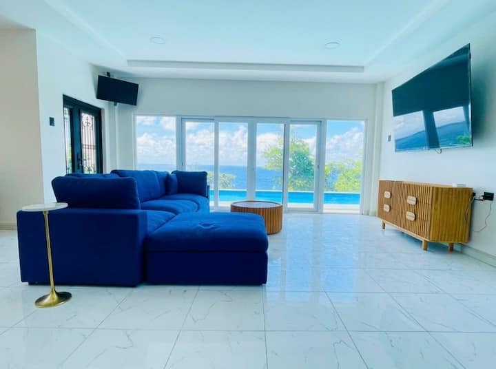 Villa Santorini, Tobago | Luxe Oceanview Estate - Trinidad and Tobago