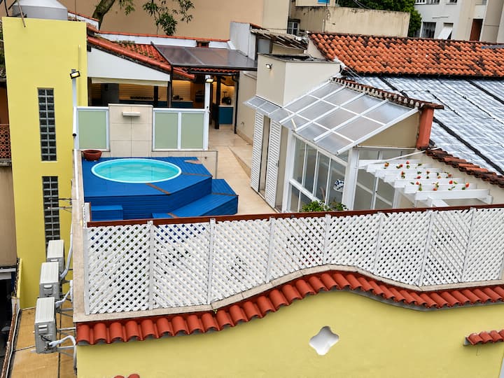 Casa Em Copa - 7 Quartos - Jacuzzi - Ipanema