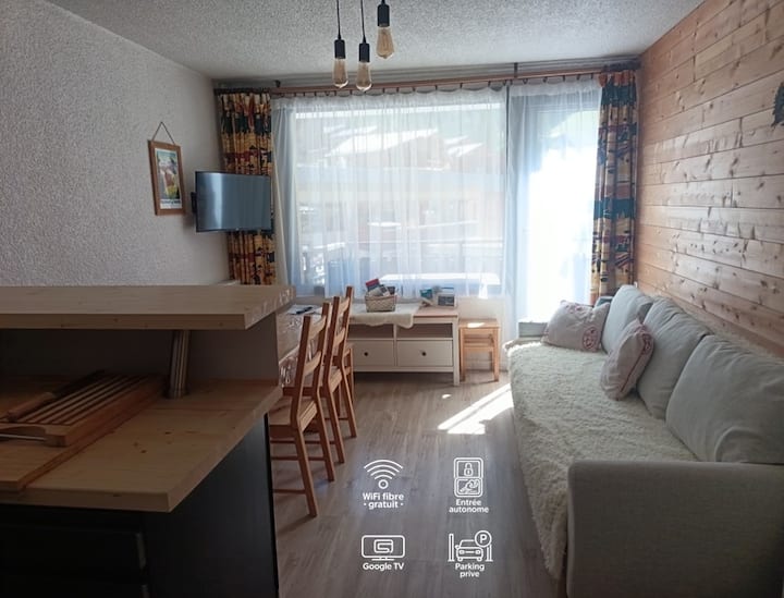 Studio Plein Centre De Pralognan, 4 Couchages. - Pralognan-la-Vanoise