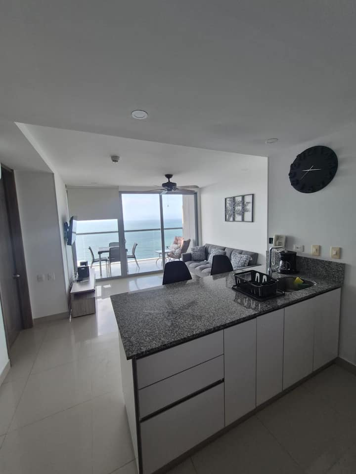 Apartamento Frente Al Mar Lindo Y Acogedor - Cartagena