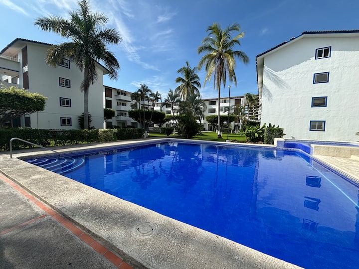 7-2 Depa-planta Baja-a/acondicionado - Puerto Vallarta