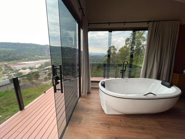 Cabana 4 10min Centro/ Banheira - Gramado