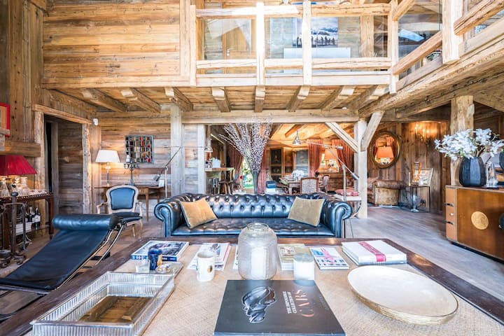 Luxury Alpine Retreat Private Jacuzzi & Fireplace - Megève