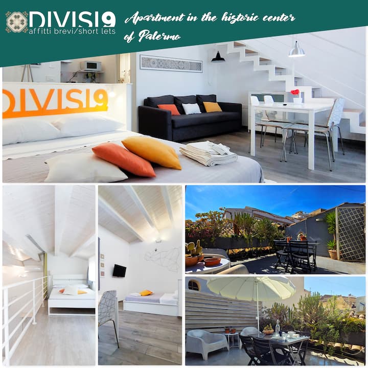 Divisi9 Ciuri - Studio Palermo Centre With Terrace - Palerme