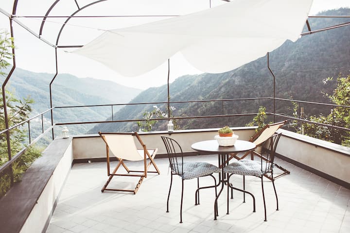 Relax & Natura | Terrazza Vista Valle Fino Al Mare - Bogliasco