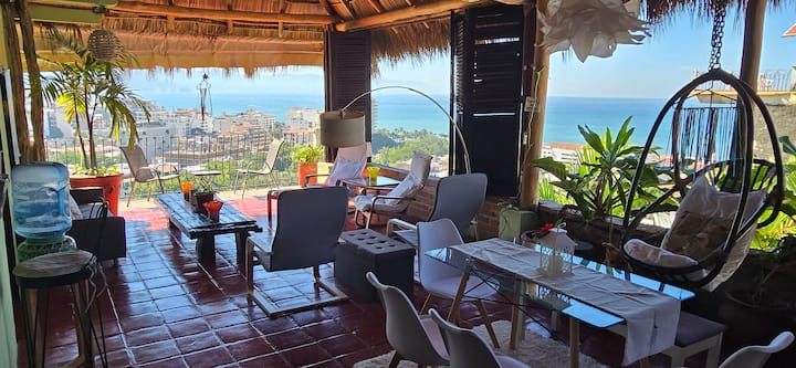 Romantic Apart With Best View Over Town And Ocean! - Puerto Vallarta