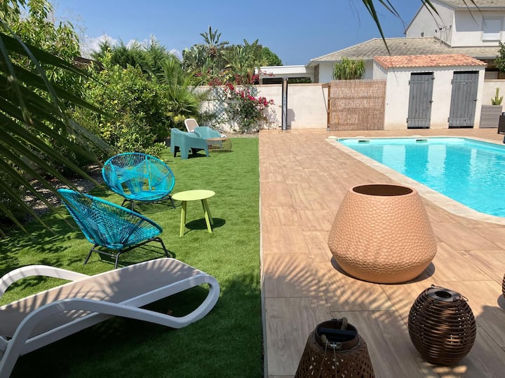 Superbe Villa Pour 10 Avec Piscine Privée Chauffée - Ghisonaccia