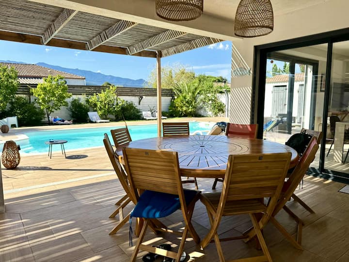 Casaleoni : Villa Avec Piscine Privée - Ghisonaccia