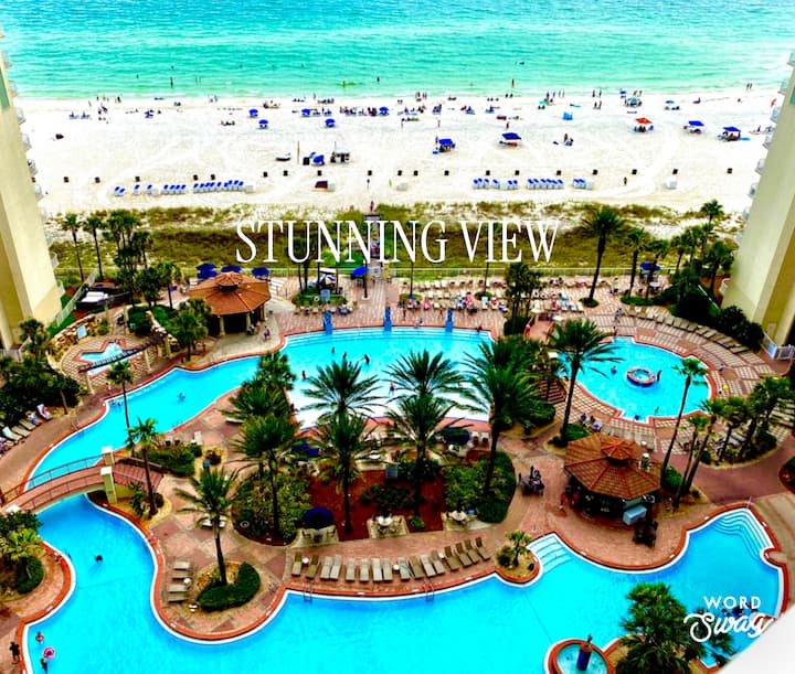 Mbr&lr Direct Gulf Majestic View~double Balcony~free Resort Chairs~no Onsite Fee - Panama City Beach
