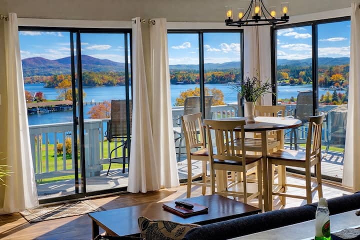 Bernards Landing Best Views Indoorpool Hottub Open - スミス・マウンテン湖, VA