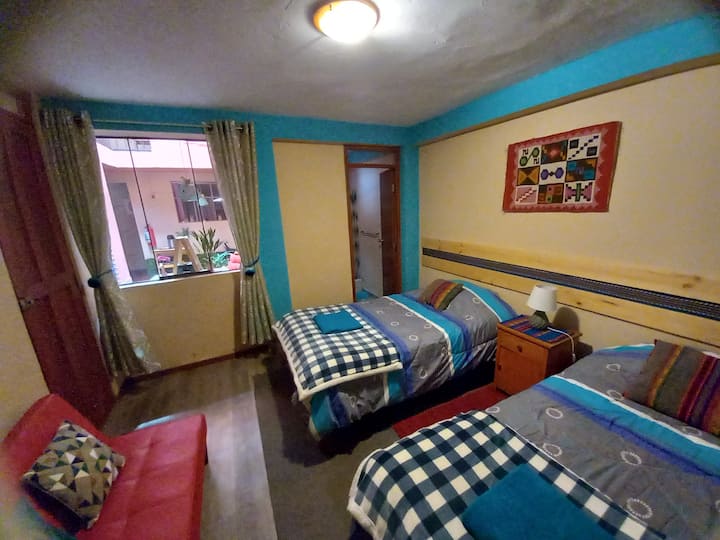 Panaqa Wasi E Singles Beds With Private Bathroom - Cusco