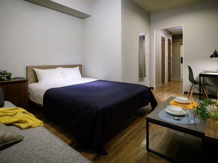 キッチン付きアパートメントホテル|28㎡|最大3名 - Osaka